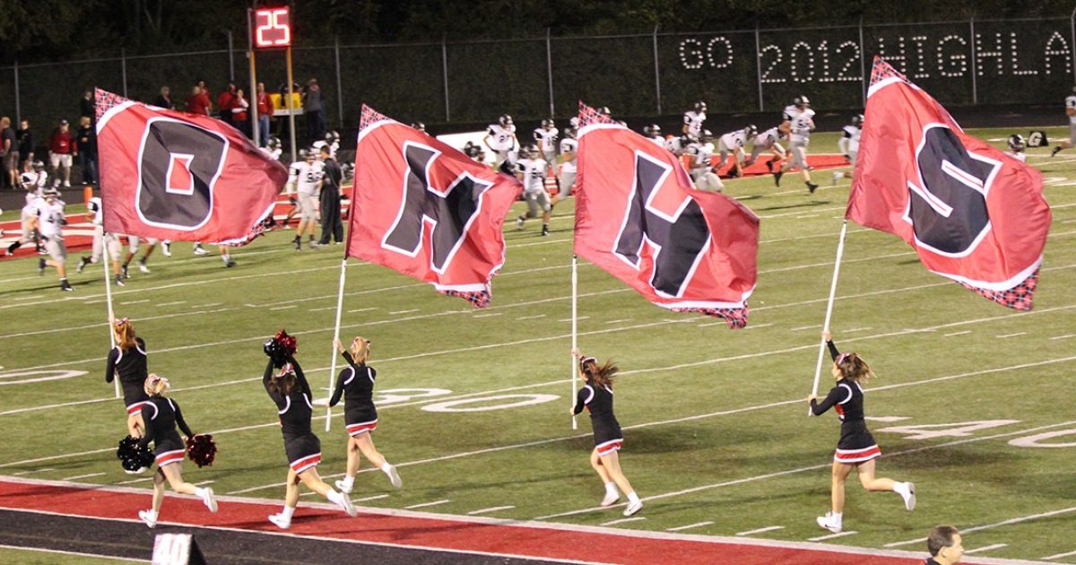 Field Runner Cheer Flags | Team Fitz Graphics