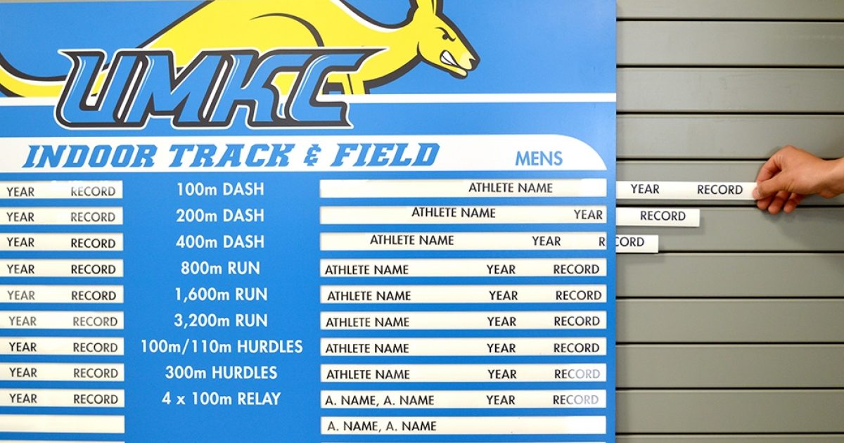 Track & Field Record Boards | Team Fitz Graphics