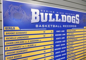 Athletic Record Boards for Schools | Team Fitz Graphics