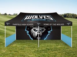 Custom Sports Team Tents | Team Fitz Graphics