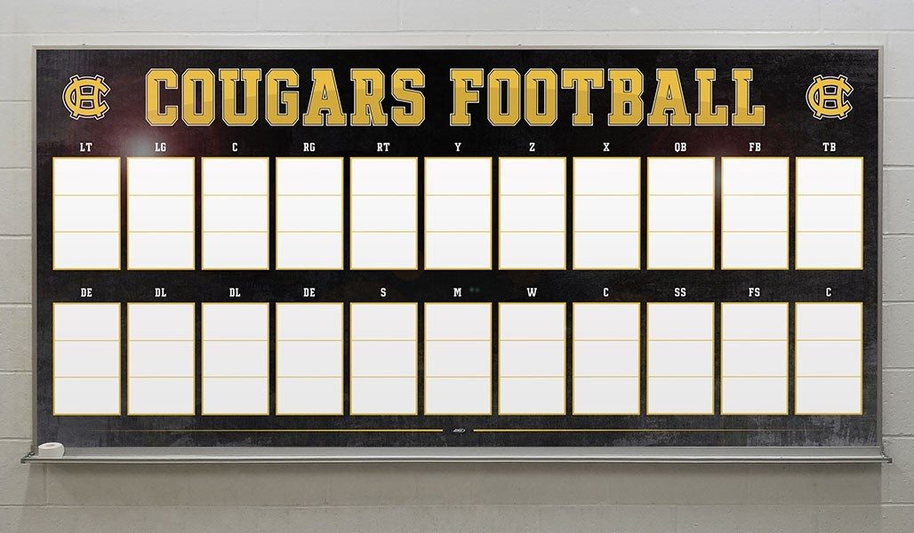 Depth Chart Boards | Team Fitz Graphics