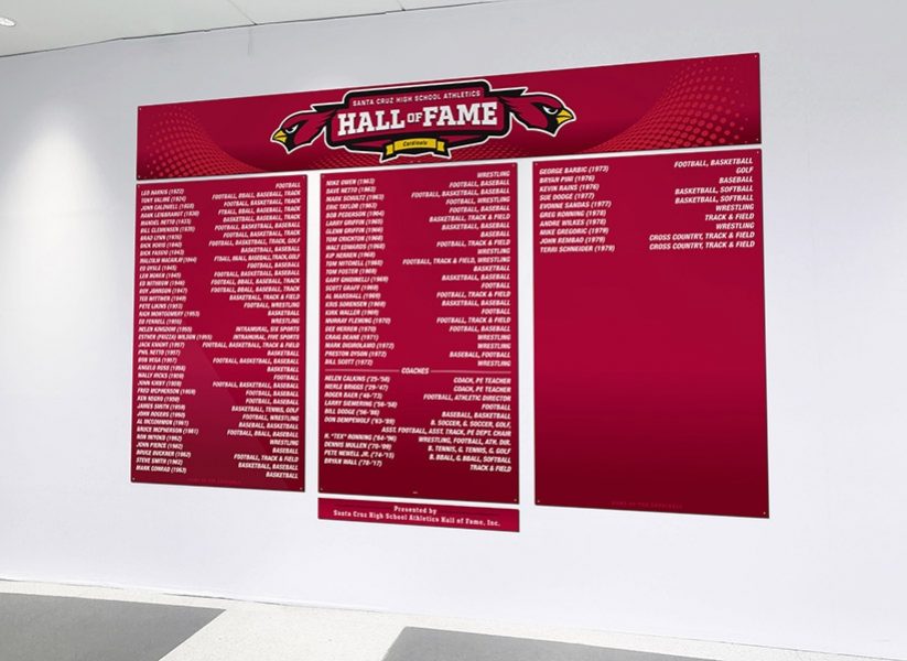 Hall of Fame Display Signs | Team Fitz Graphics