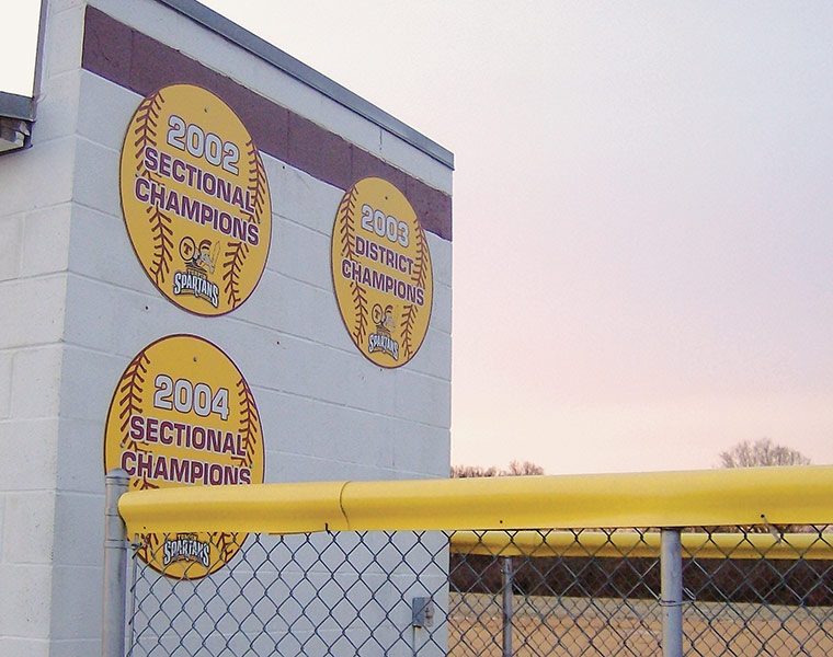 Die-Cut Championship Signs | Team Fitz Graphics